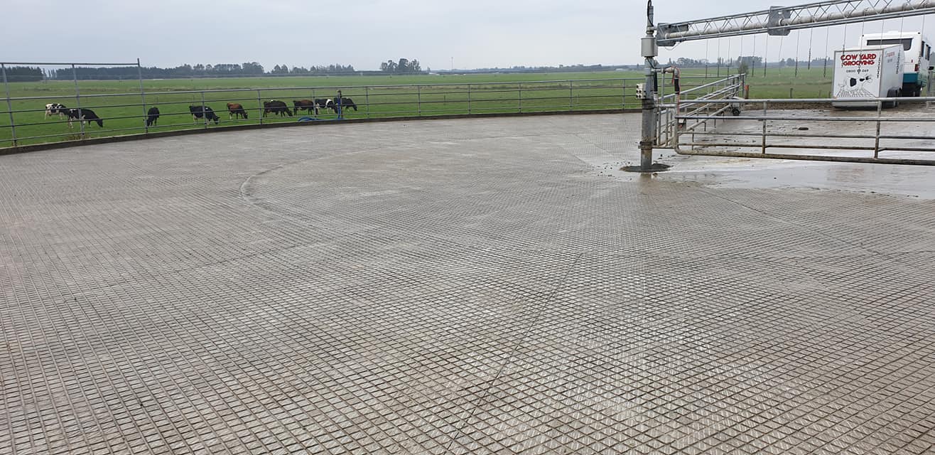 Concrete Milling and Grinding - Cow Yard Grooving - Concrete Grooving ...